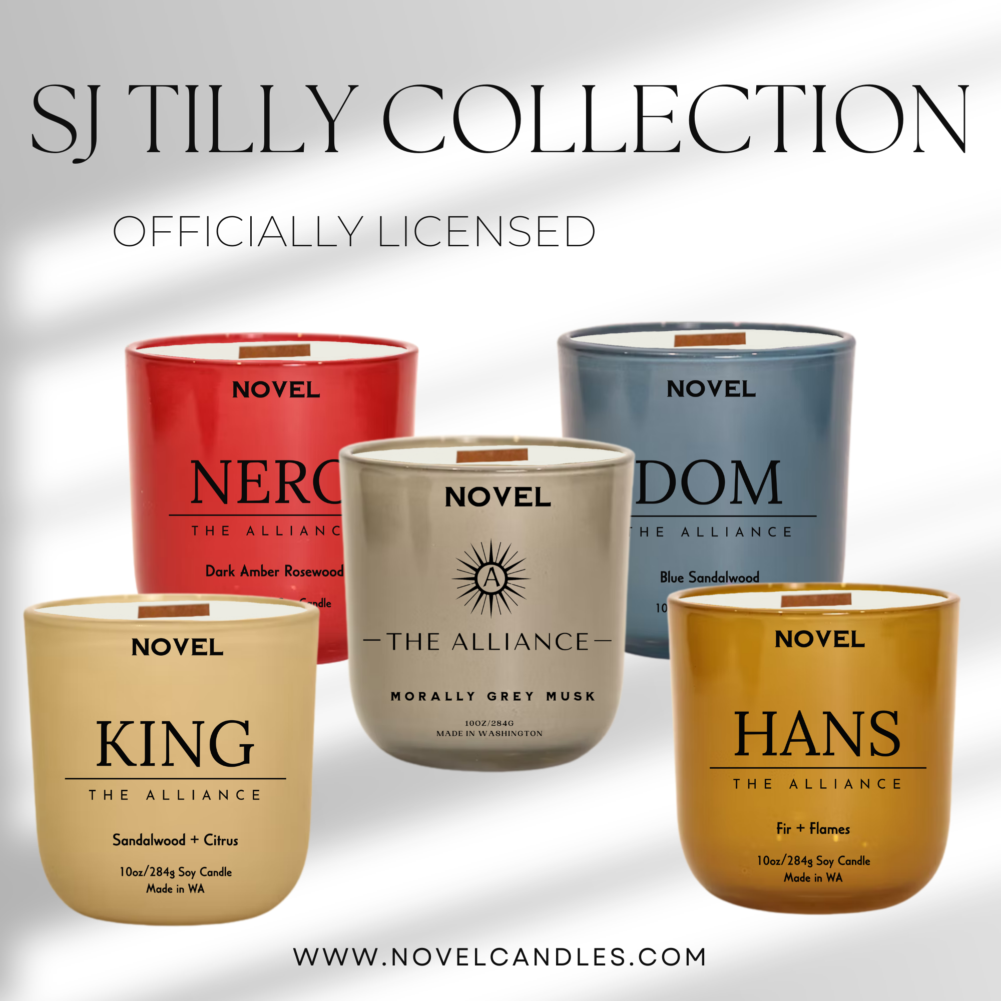SJ Tilly – Novel Candle Co.